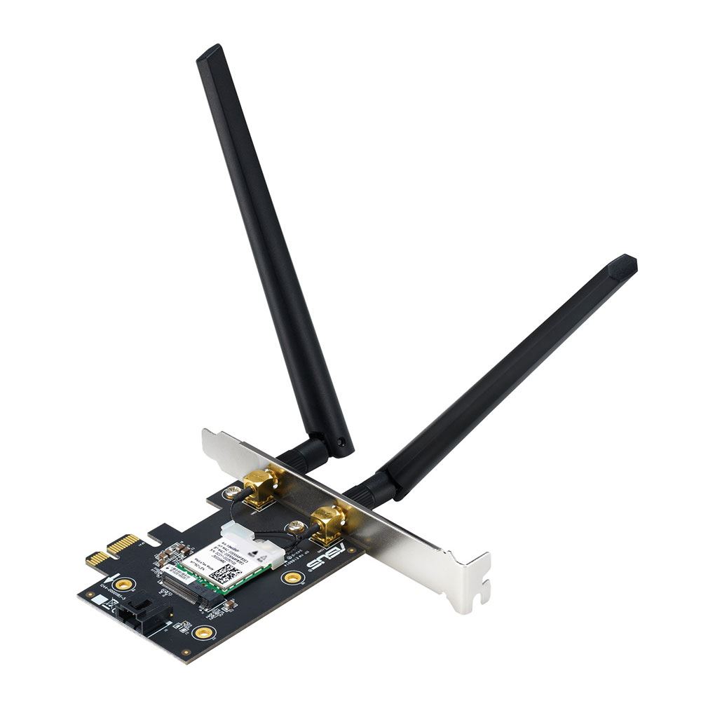 ASUS AX1800 PCIe WiFi Adapter (PCE-AX1800); WiFi 6, Bluetooth 5.2 ...