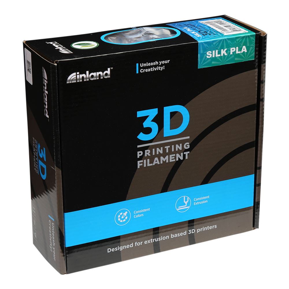 Inland 1.75mm PLA Dual Color Silk 3D Printer Filament 1kg (2.2 lbs ...