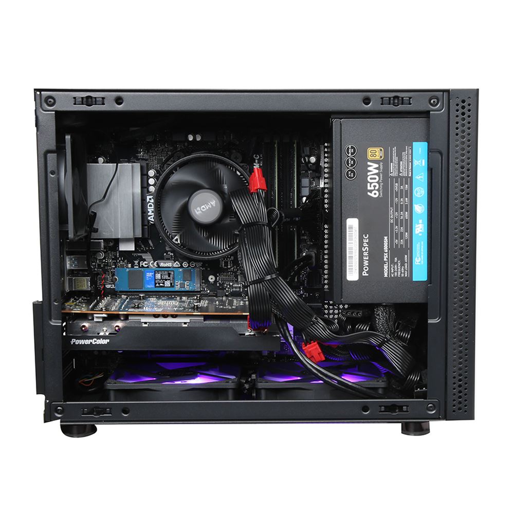 PowerSpec G168 Gaming PC; AMD Ryzen 5 5600 3.5GHz Processor; AMD Radeon ...