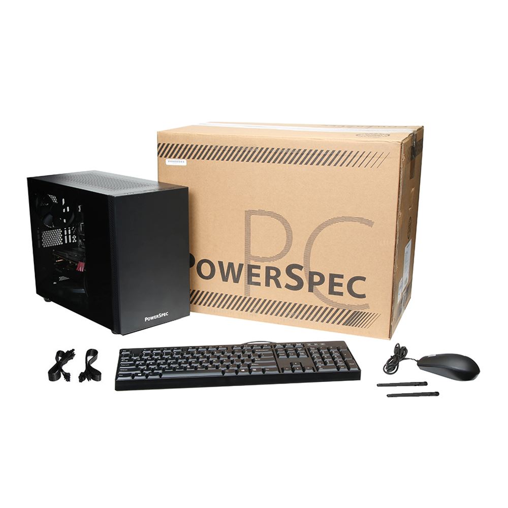 PowerSpec G168 Gaming PC; AMD Ryzen 5 5600 3.5GHz Processor; AMD Radeon ...