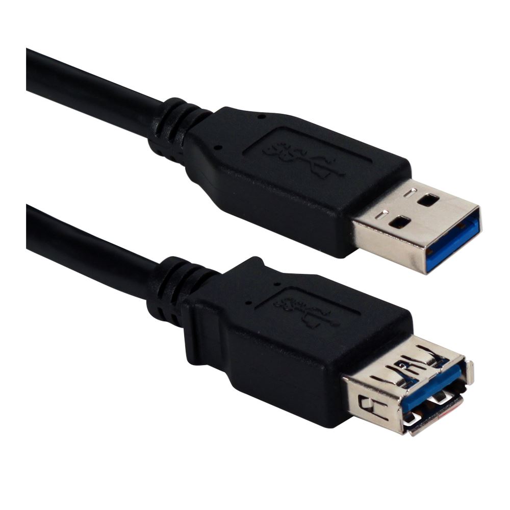 QVS USB Type-A 3.0 Extension Cable (6-Feet) - Micro Center