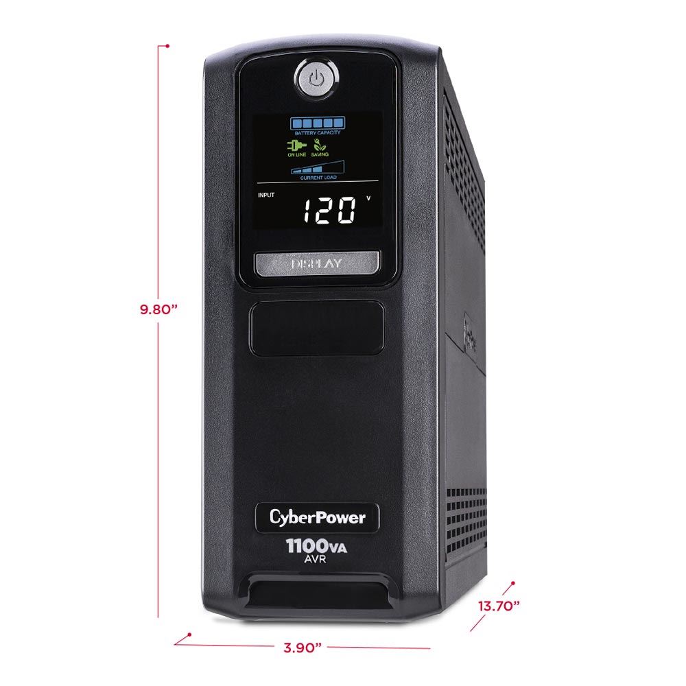 CyberPower Systems Battery Backup Mini Tower UPS (LX1100G3); 1100 VA ...