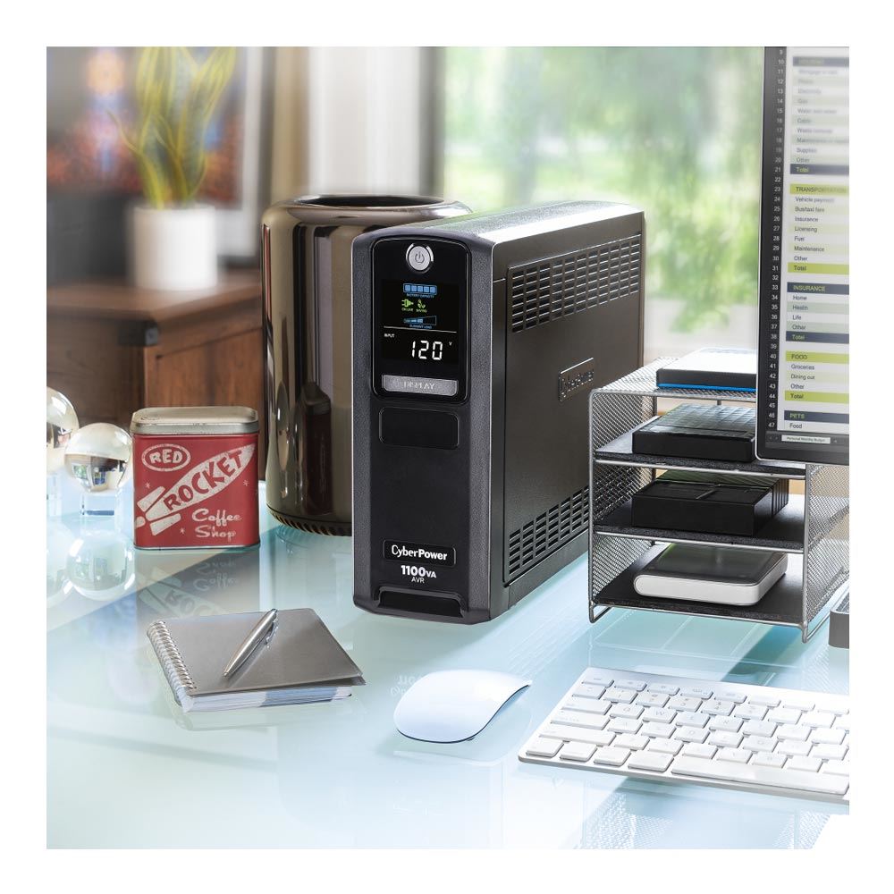 CyberPower Systems Battery Backup Mini Tower UPS (LX1100G3); 1100 VA ...