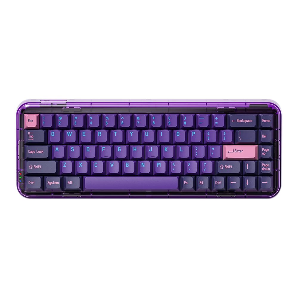 Micro Center - Mojo68 Mechanical Keyboard (NEON) MOJO68 NEON