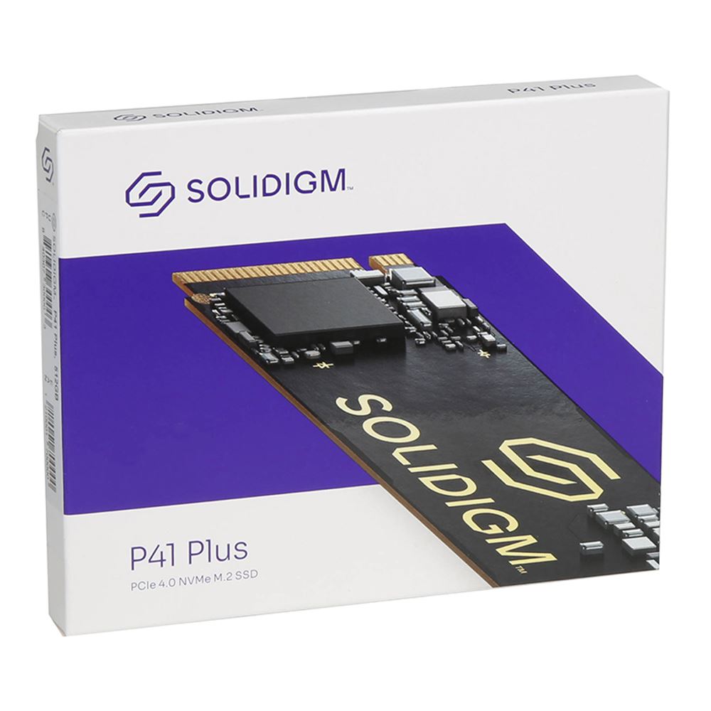 Solidigm P41 Plus Series 1TB SSD PCIe NVMe 4.0 x4 144L 3D QLC NAND Flash M.2 2280 Internal Solid ...