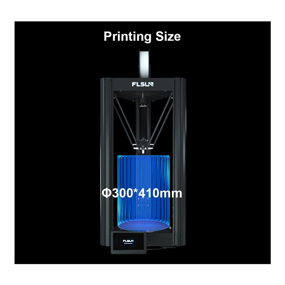 FLSUN V400 3D Printer; 7" Color LCD Screen; Automatic Leveling; PEI ...