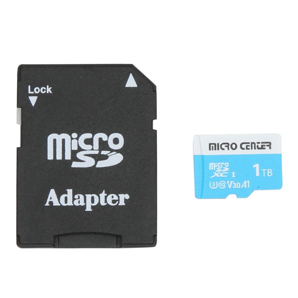 Micro Center 1TB microSDXC Class 10 / UHS-I / U3 / V30 / A1 Flash ...
