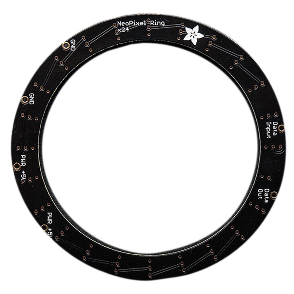 Adafruit Industries NeoPixel Ring - 24 x 5050 RGB LED - Micro Center