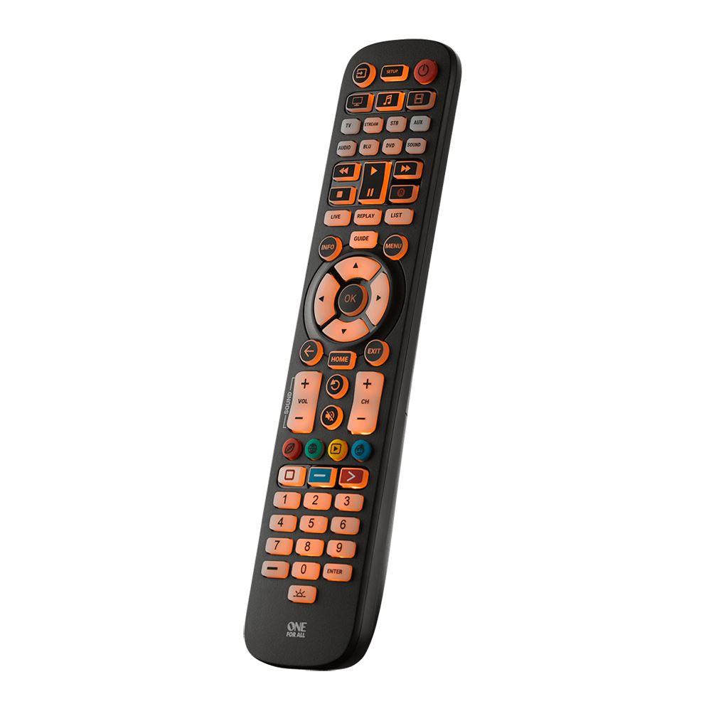 One For All Essential 8 Antimicrobial Remote Control - Micro Center