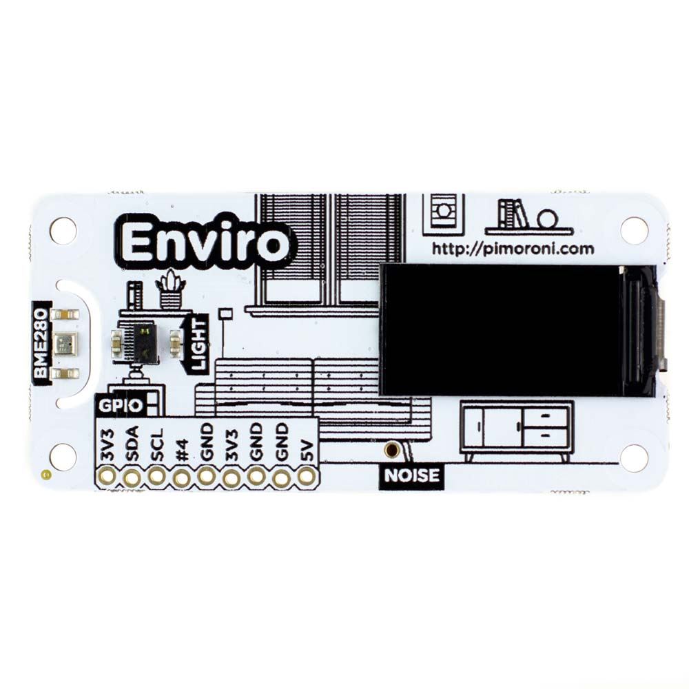 Pimoroni Enviro - Indoor Environmental Monitor - Micro Center