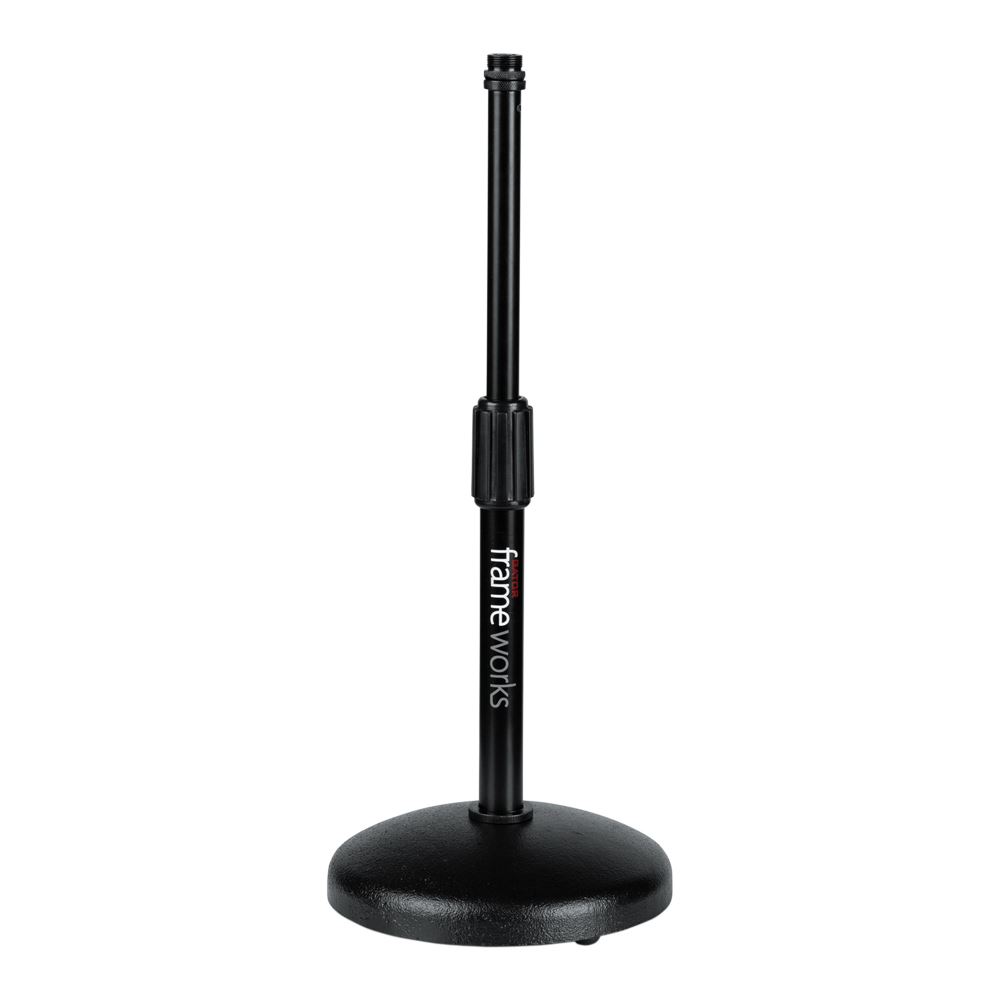Gator Frameworks Desktop Microphone Stand with Round Weighted Base ...