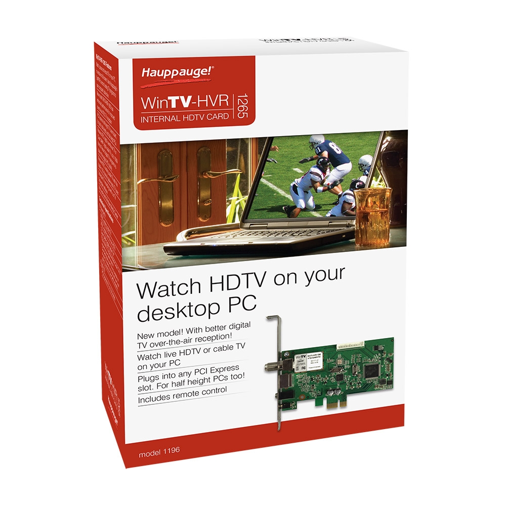 Hauppauge WinTV-HVR-1265 Internal PCIe HDTV Tuner Card - Micro Center