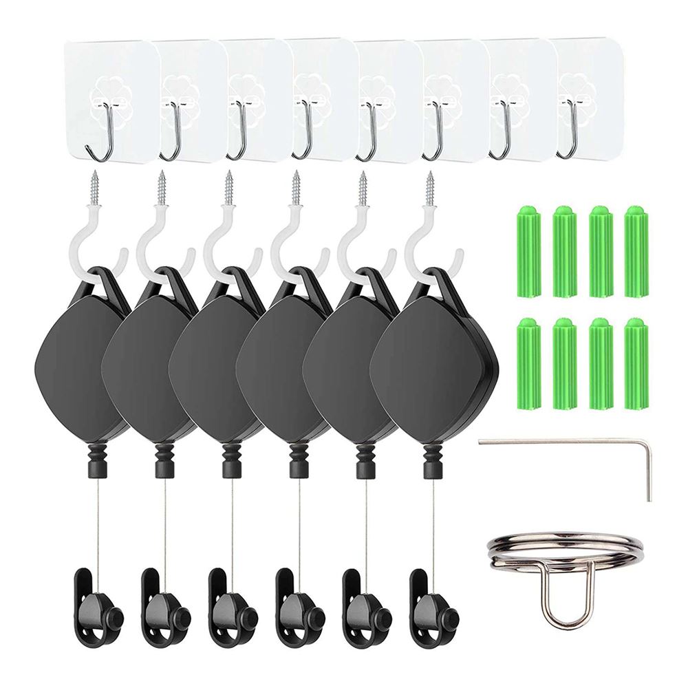 NexiGo VR Cable Management System, Ceiling Hooks with Retractable ...