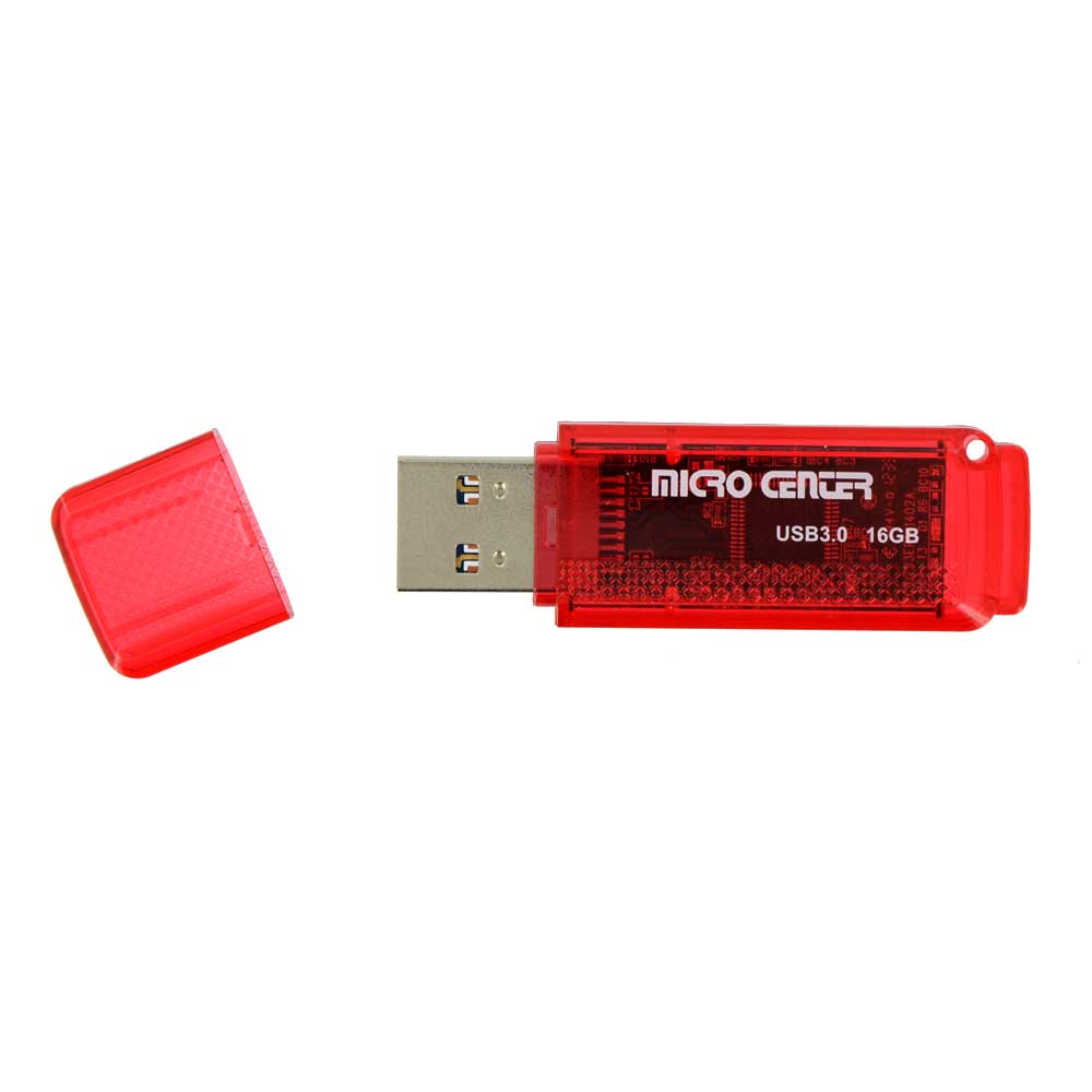 Micro Center - Micro Center 16GB SuperSpeed USB 3.1 (Gen 1) Flash Drive ...