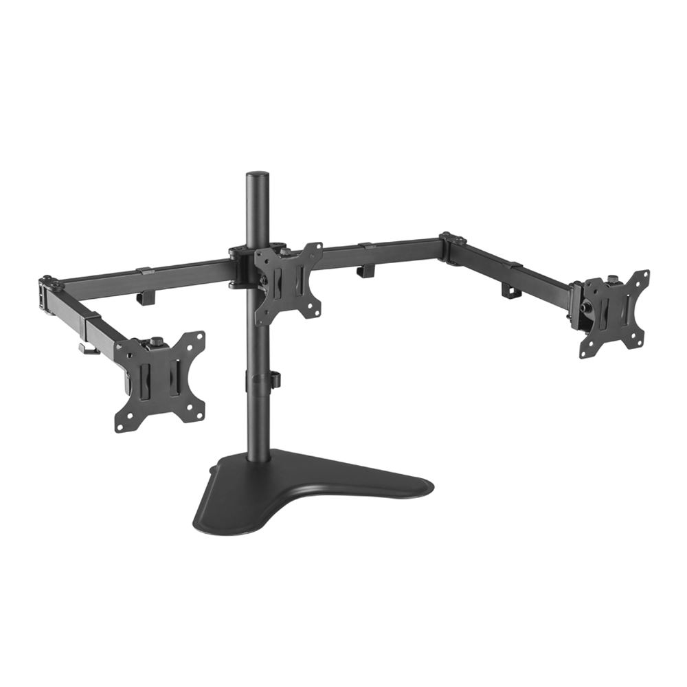 Inland LDT12-T034N Triple Monitor Stand for Monitors 13 - 27" - Micro ...