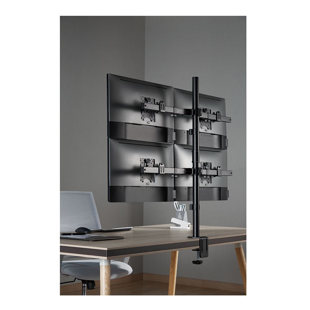 Inland Pole Mount Quad-Screen Monitor Mount - Micro Center