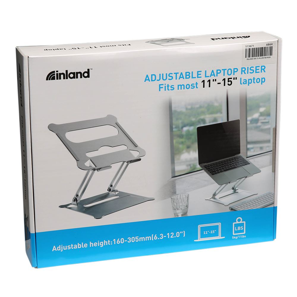 Inland AR-15 Aluminum Adjustable Laptop Stand - Micro Center