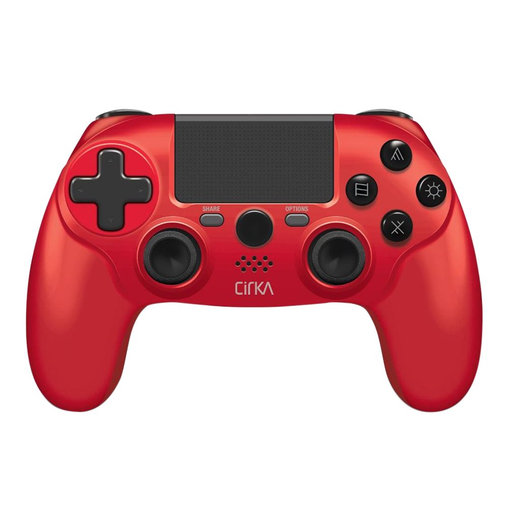 Hyperkin Cirka NuForce Wireless Game Controller for PS4 (Red) - Micro ...