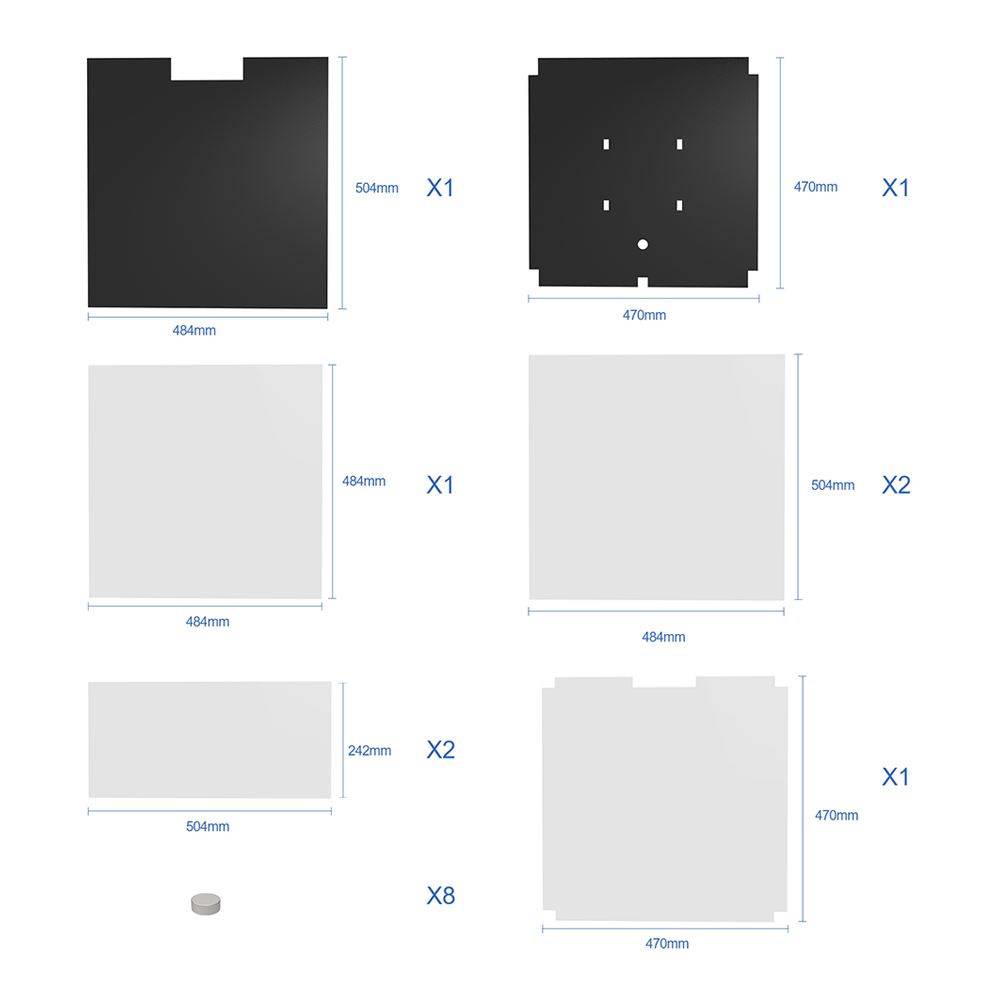 VORON V2.4 Panels Kit Parts Set For Voron 2.4 3D Printer - Micro Center