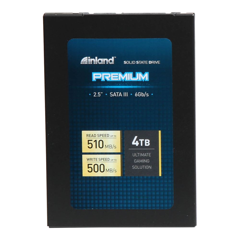 Inland Premium 4TB SSD 3D QLC NAND SATA III 6Gb/s 2.5" Internal Solid ...