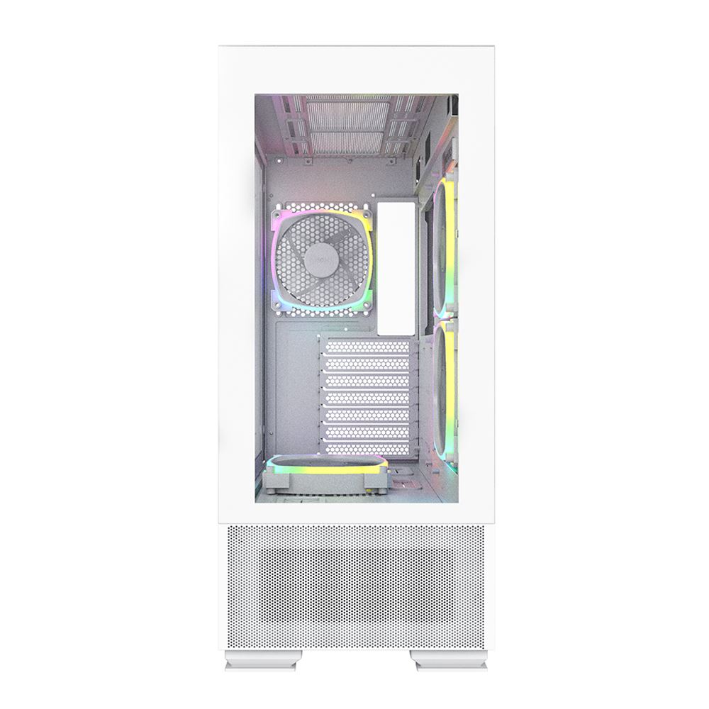 Montech SKY TWO Tempered Glass ATX Mid-Tower Computer Case - White ...