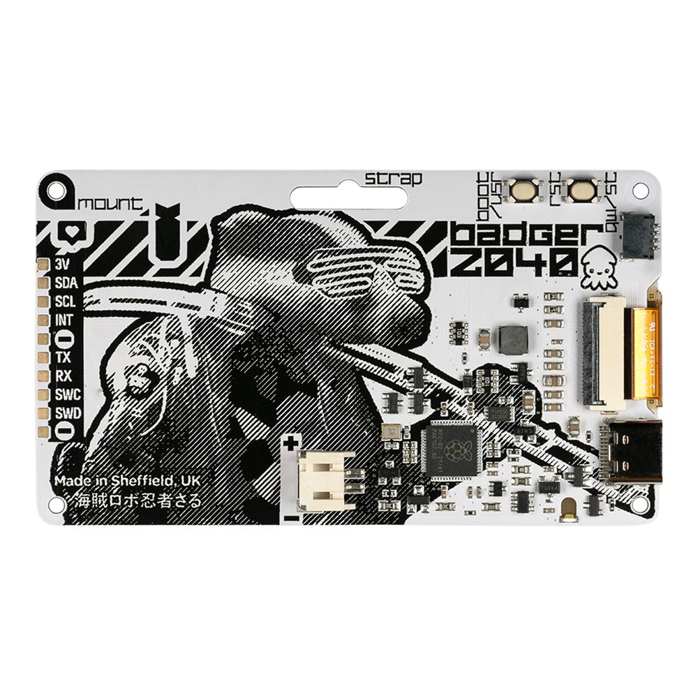 Pimoroni Badger 2040 - Badger Accessory Kit - Micro Center