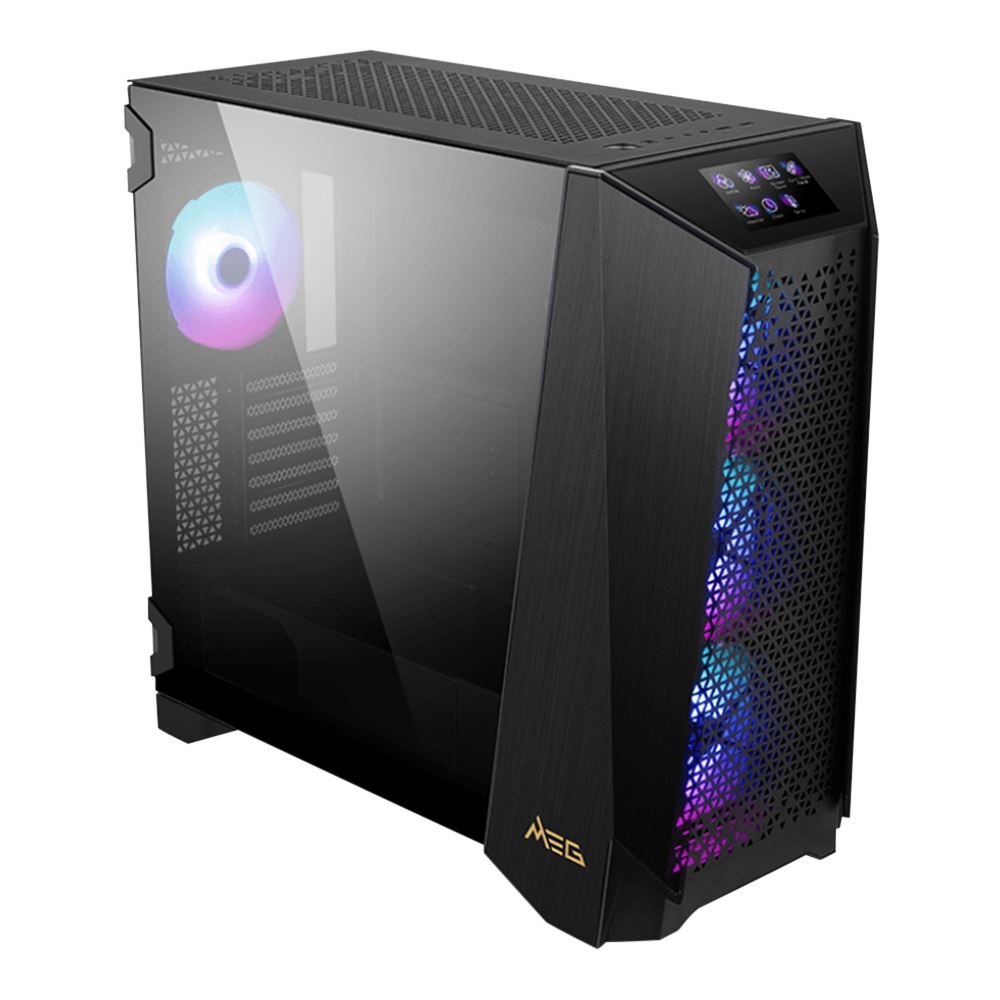 MSI MEG PROSPECT 700R Tempered Glass ATX Mid-Tower Computer Case ...