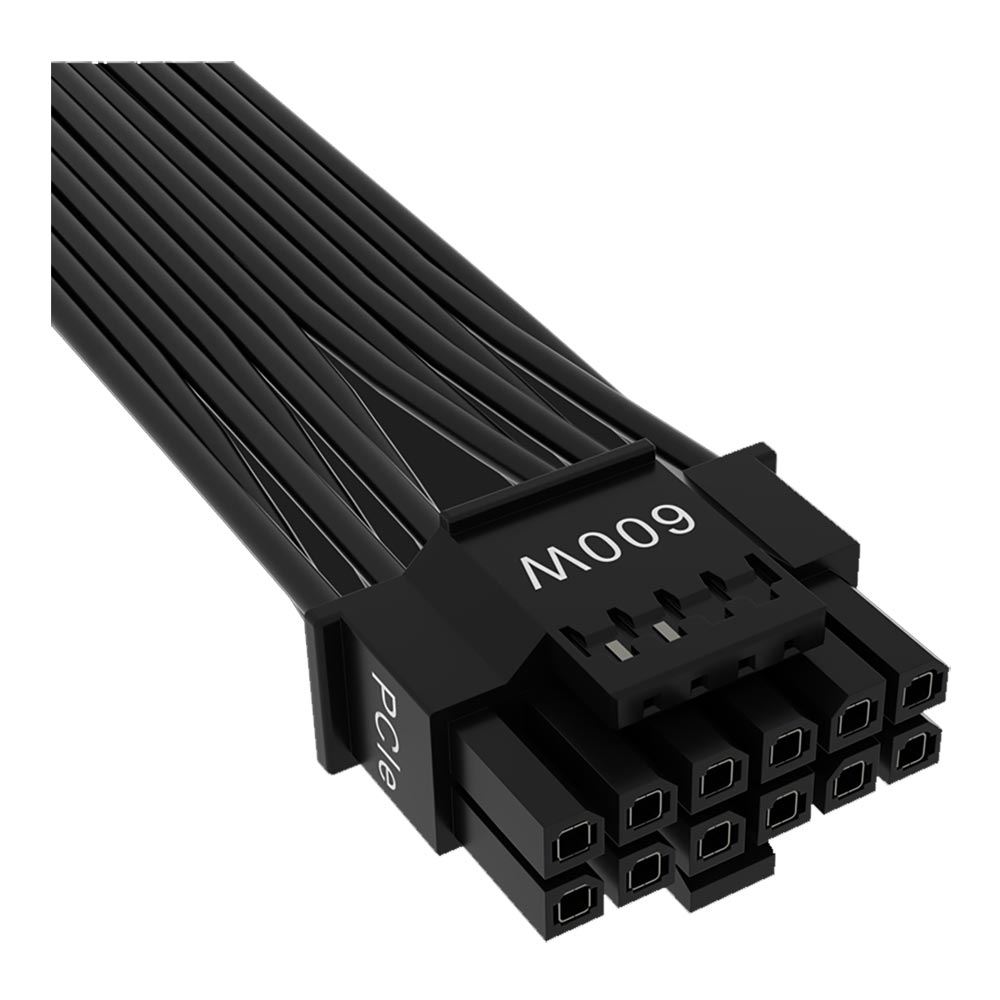 Corsair 600W PCIe 5.0 12VHPWR Type-4 PSU Flat Ribbon Power Cable ...