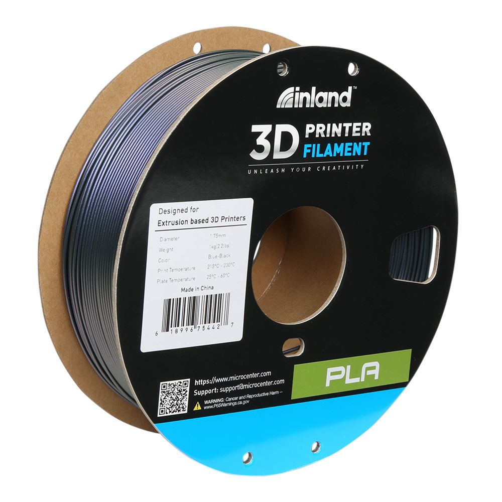 Inland 1.75mm Shimmer PLA 3D Printer Filament 1kg (2.2 lbs) Spool ...