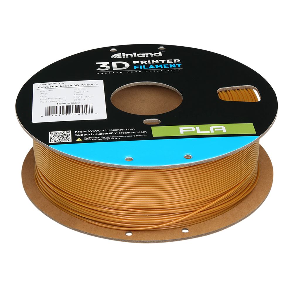 Inland 1.75mm PLA Shimmer 3D Printer Filament 1.0 kg (2.2 lbs.) Spool ...