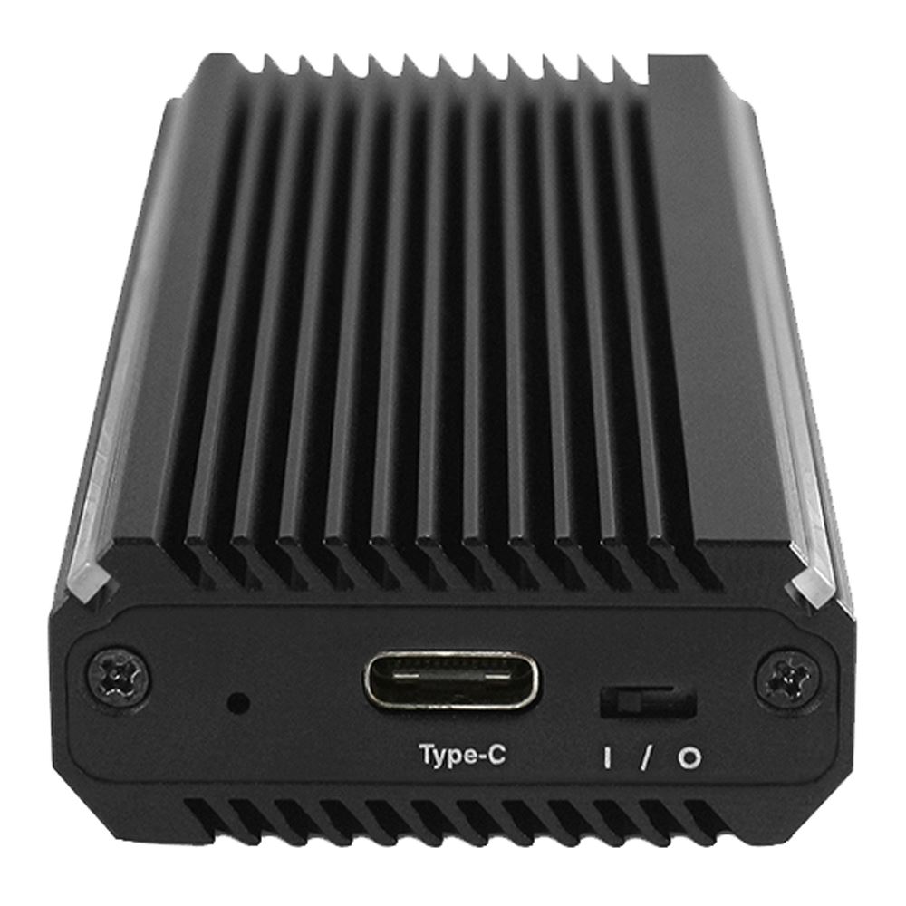 Vantec NexStar SX USB 3.2 (Gen 2 Type-C) M.2 NVMe/SATA RGB Enclosure ...