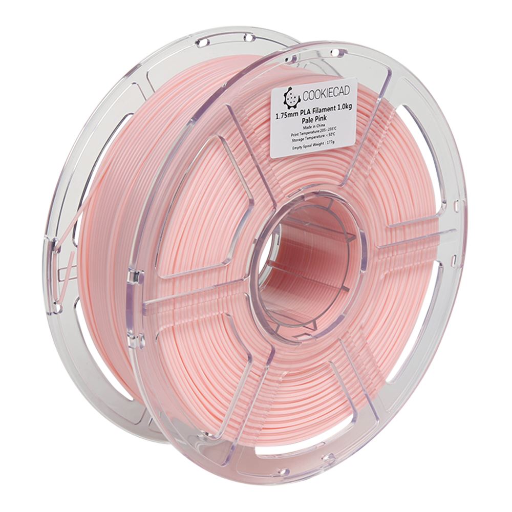 Cookiecad 1.75mm Pink Chip PLA 3D Printer Filament - 1kg Spool (2.2 lbs ...