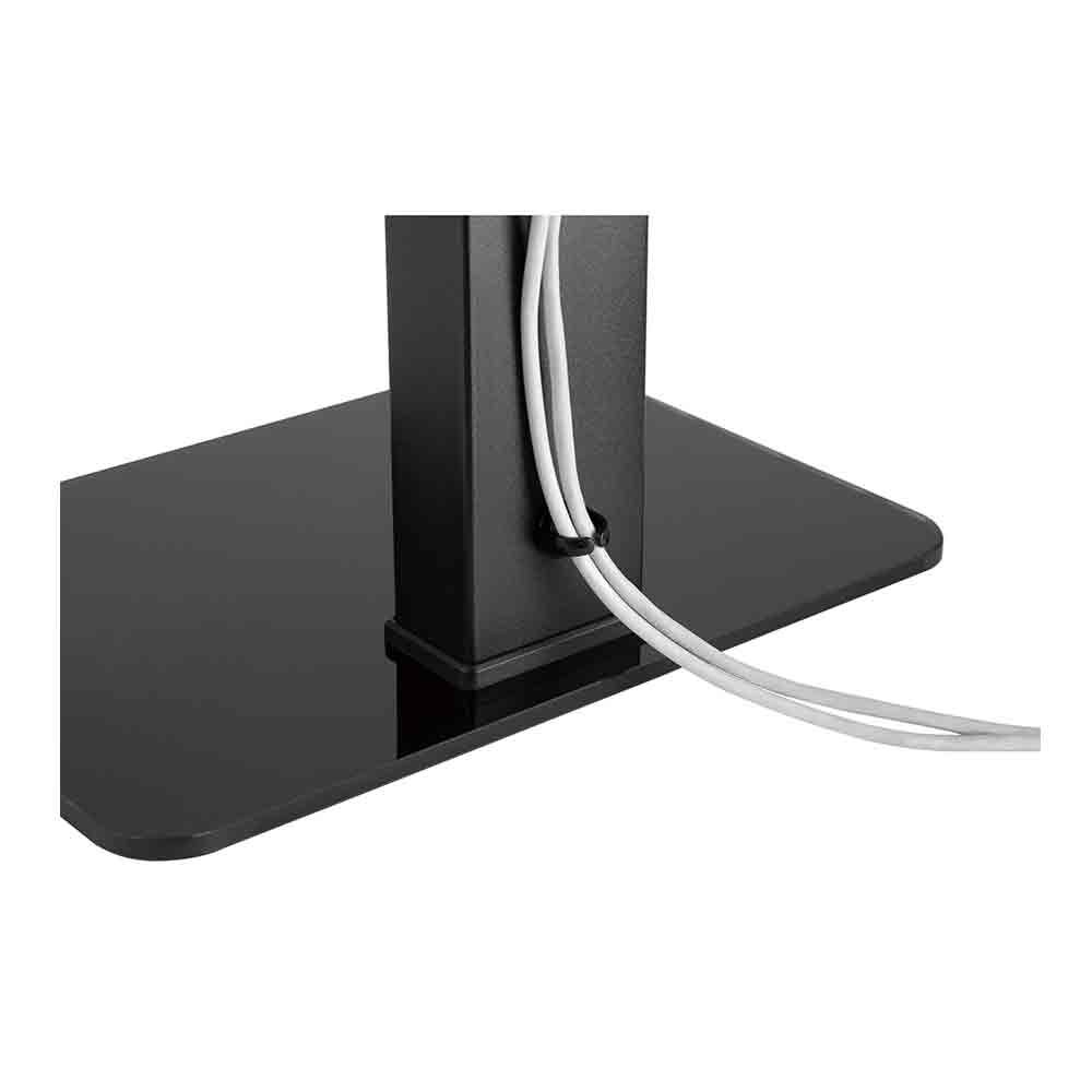 Inland LDT03-23L Universal Swivel Tabletop TV Stand with Glass Base ...