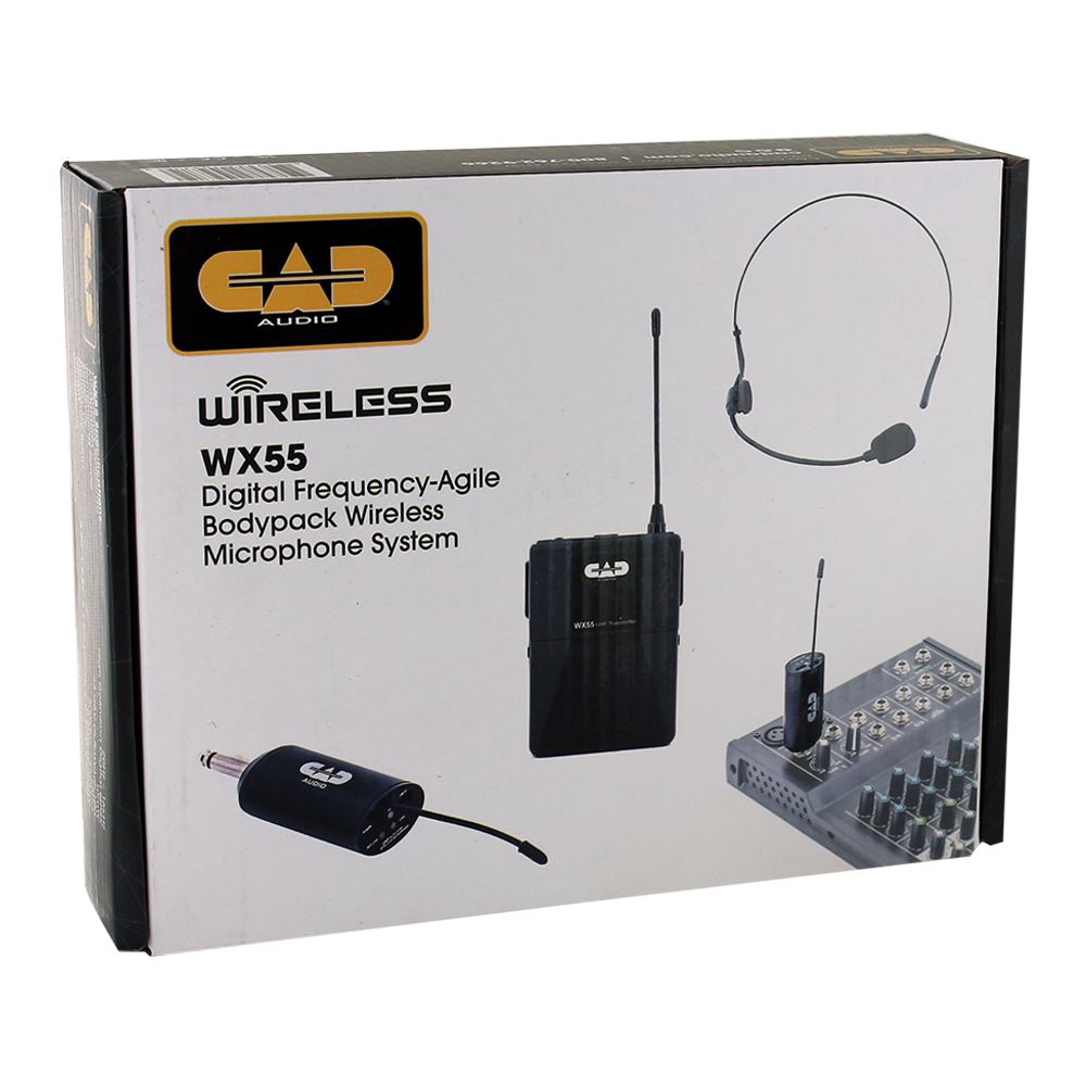 CAD Audio WX55 Wireless headset Microphone - Micro Center