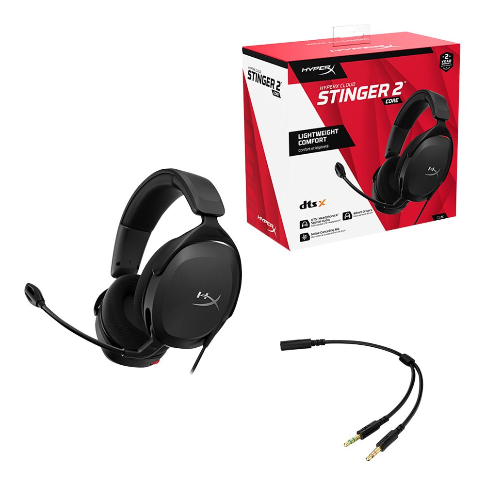 HyperX Cloud Stinger 2 Core PC Gaming Headset, Lightweight Over-Ear ...