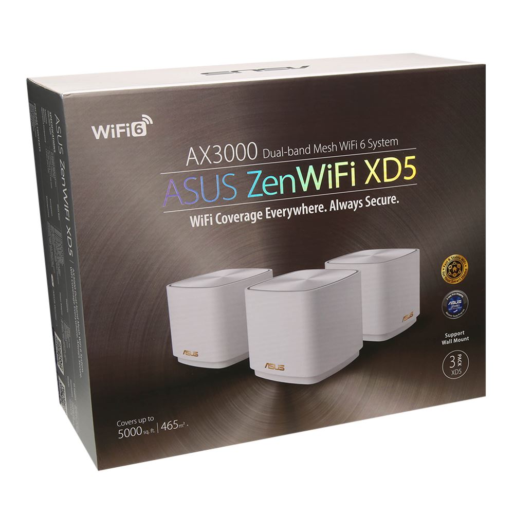 ASUS ZenWiFi AX Mini (XD5) - AX3000 WiFi 6 Dual-Band AiMesh Whole Home ...
