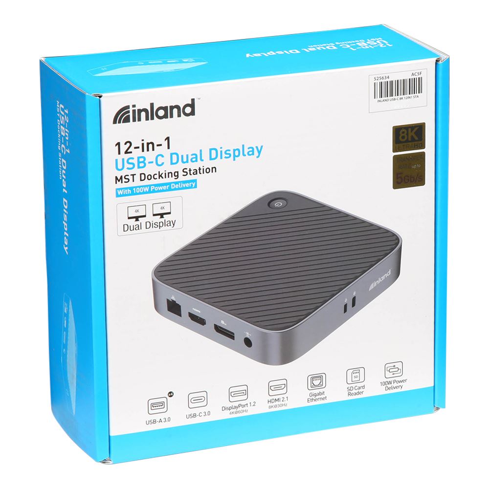 Inland 12-in-1 Multifunctional Dock - Micro Center