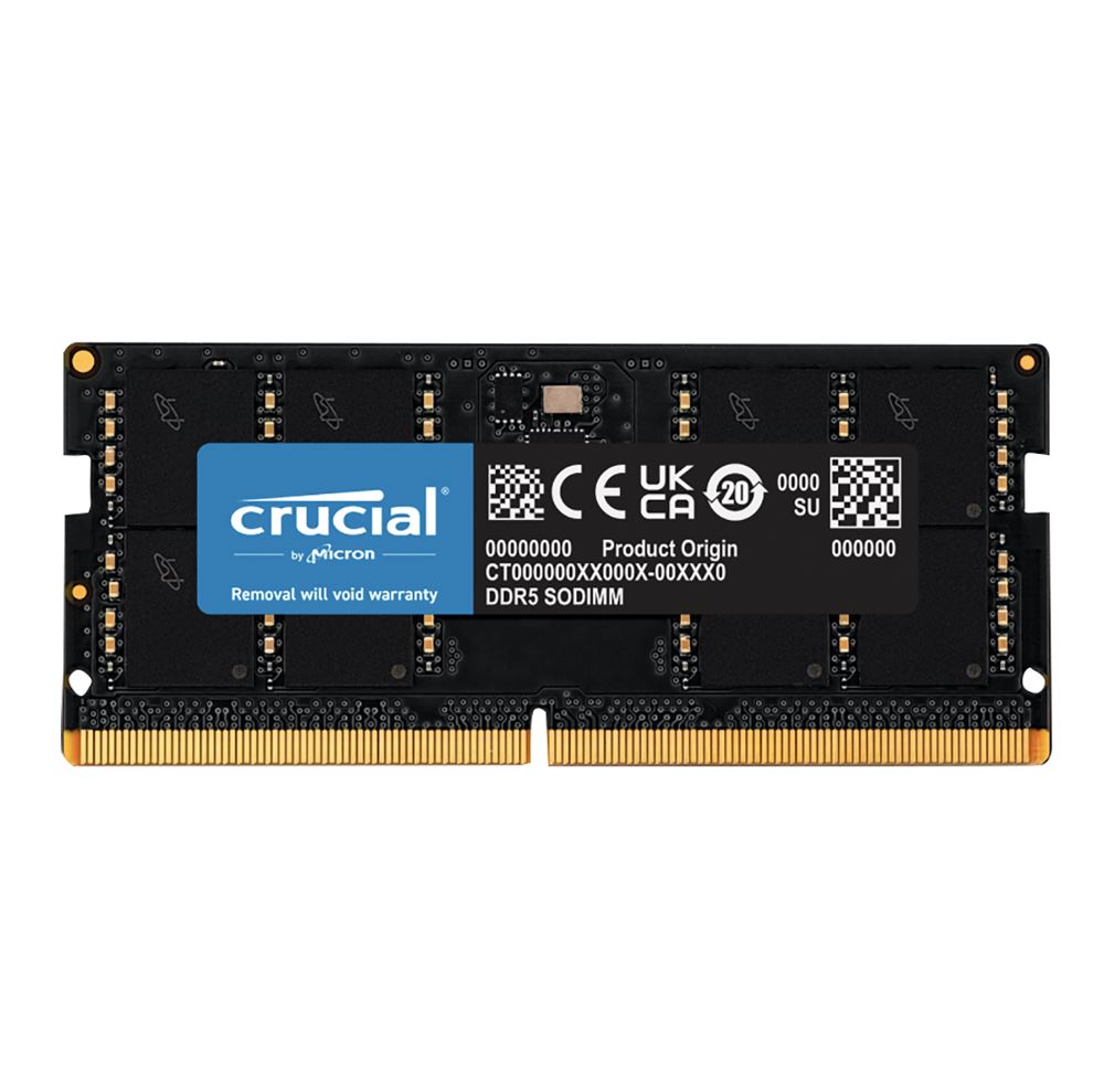 Crucial 16GB DDR5-5600 PC5-44800 CL46 Single Channel Laptop Memory ...