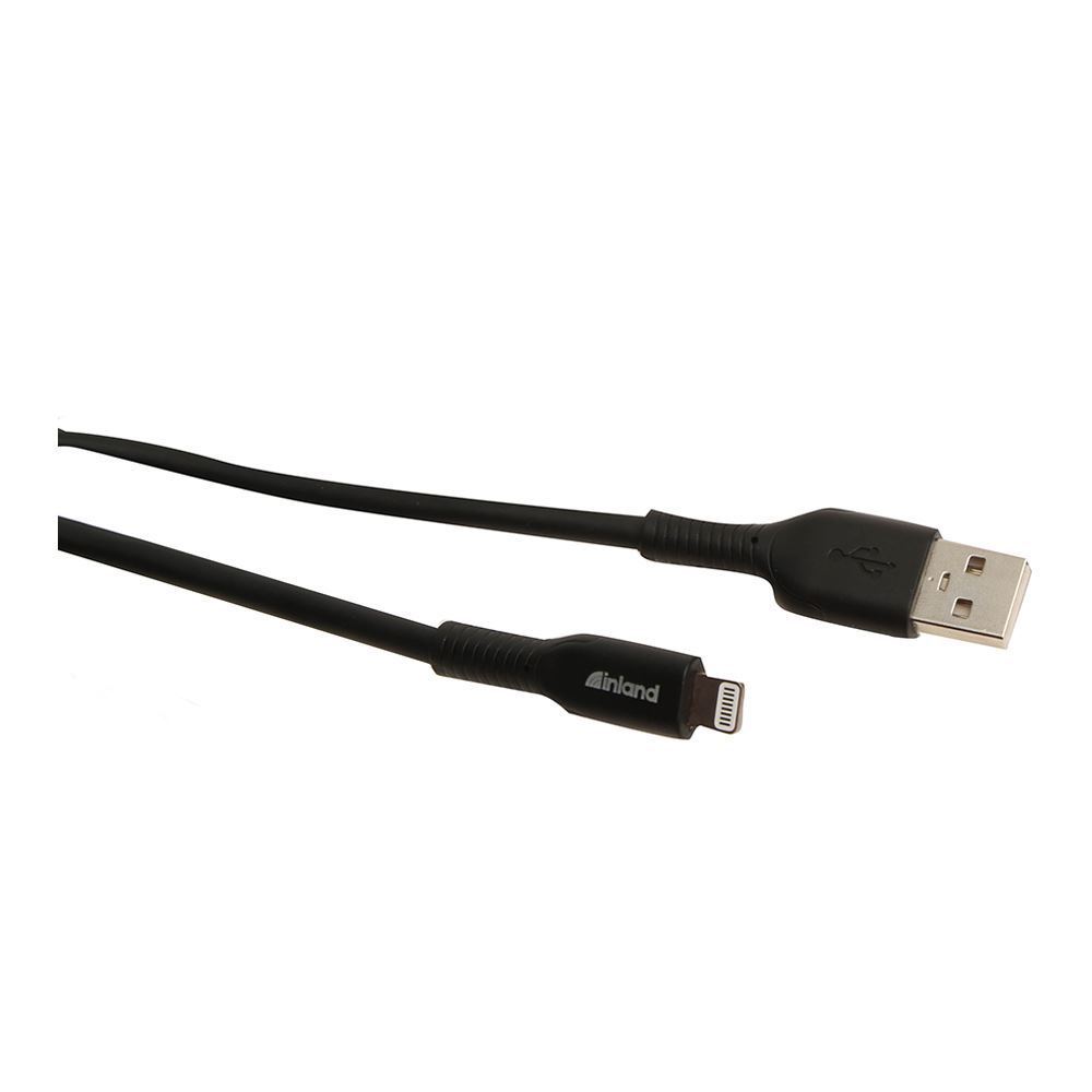 Inland 6ft Lightning to USB Cable - Black - Micro Center
