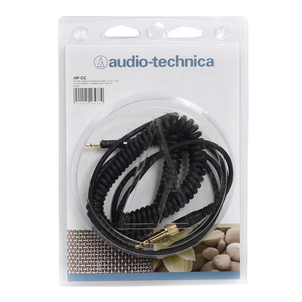 Audio-Technica HP-CC Replacement Coiled Cable for M Series Headphones ...
