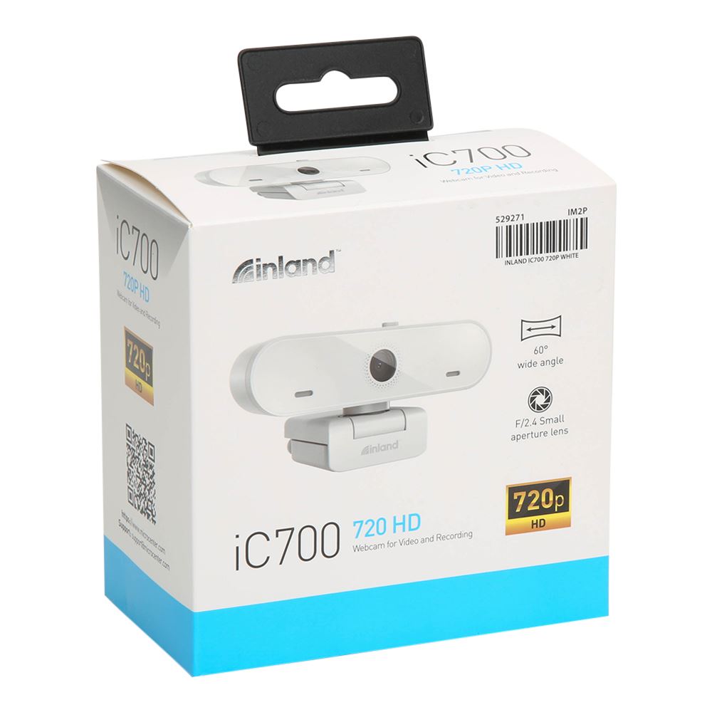 Inland iC700 HD 720p Webcam with Microphone - Micro Center