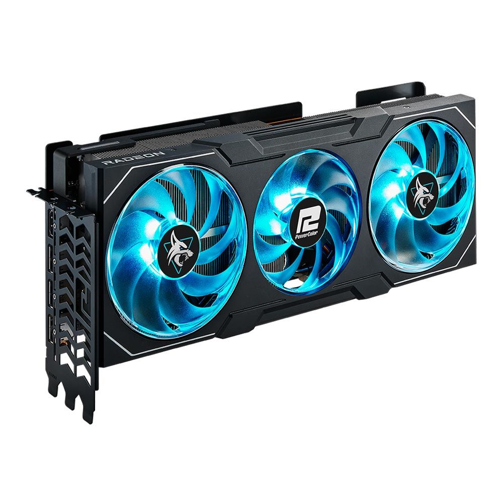PowerColor AMD Radeon RX 7900 XTX Hellhound Overclocked Triple Fan 24GB ...