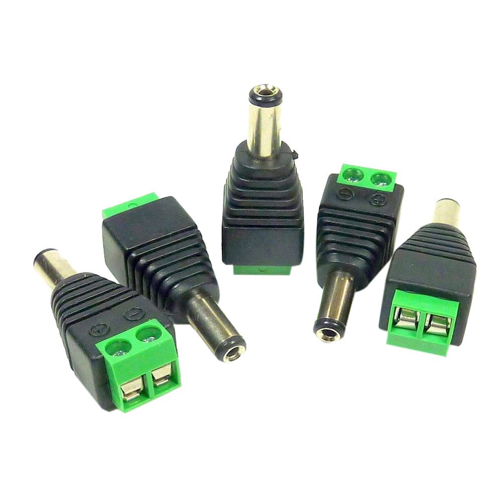 Philmore 2.1mm DC Power Plug to Solderless Terminal - Micro Center