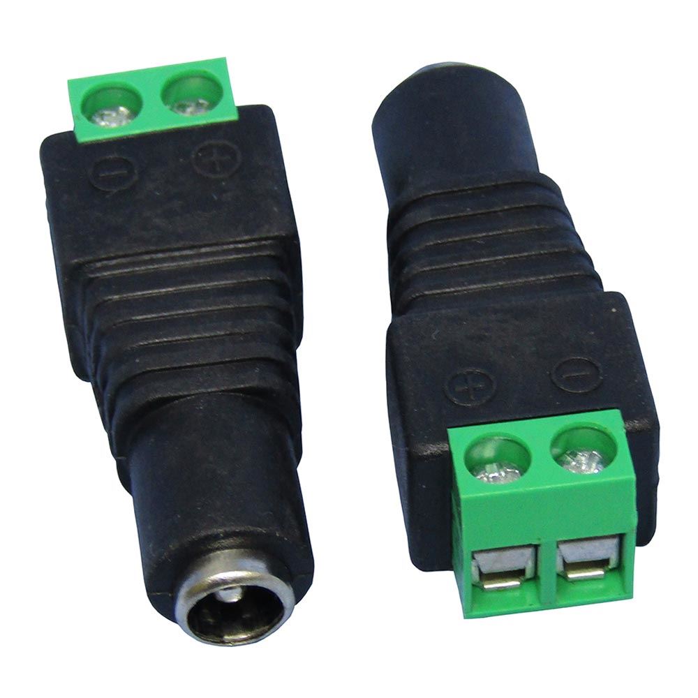 Philmore 2.1mm DC Power Jack to Solderless Terminal - Micro Center