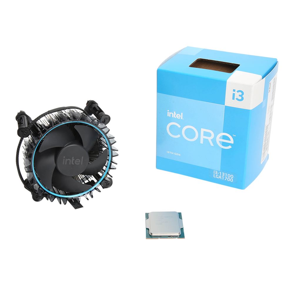 Intel Core i3-13100 Raptor Lake 3.4GHz Quad-Core LGA 1700 Boxed ...