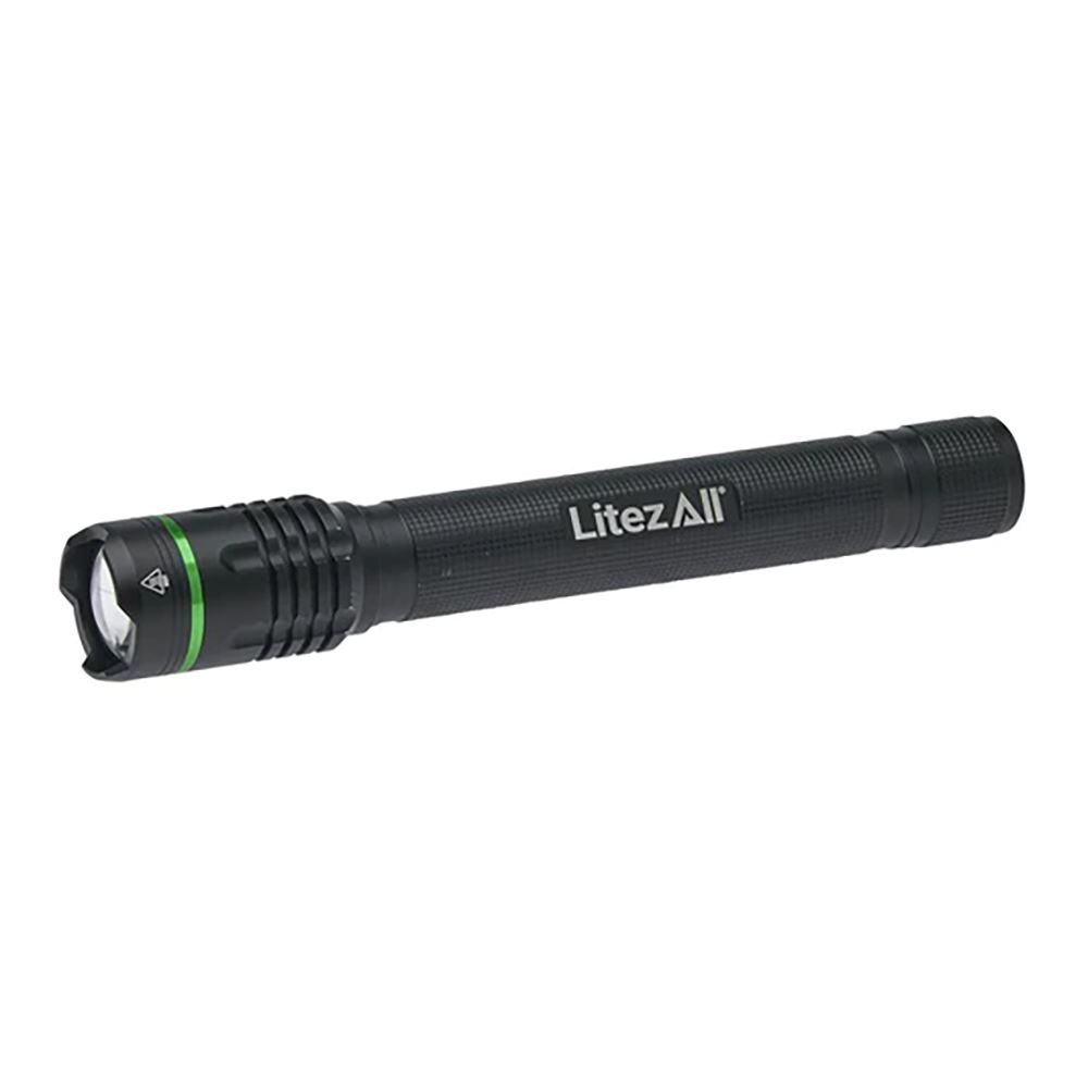 LitezAll Rechargeable Thin 2000 Lumen Tactical Flashlight - Micro Center