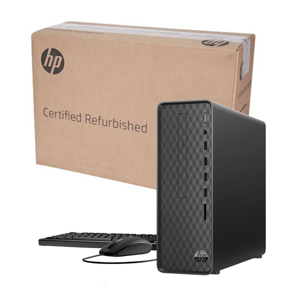 HP Slim S01-pF2013w Desktop Computer (Refurbished); Intel Core i3 10th ...