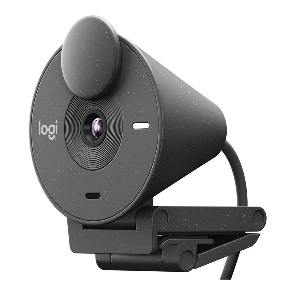 Logitech Brio 300 1080p Webcam - Graphite; Auto Light Correction ...