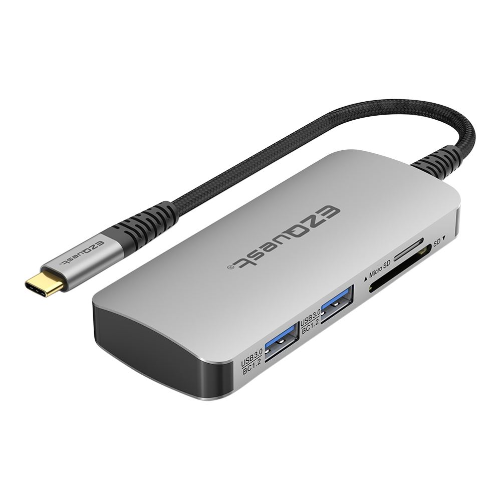 EZQuest Inc. USB-C Multimedia 8-in-1 Hub - Micro Center