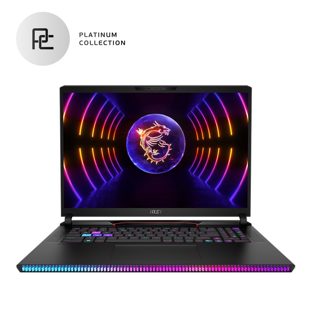 MSI Raider GE78HX 13VG-020US 17.3" Gaming Laptop Computer Platinum ...